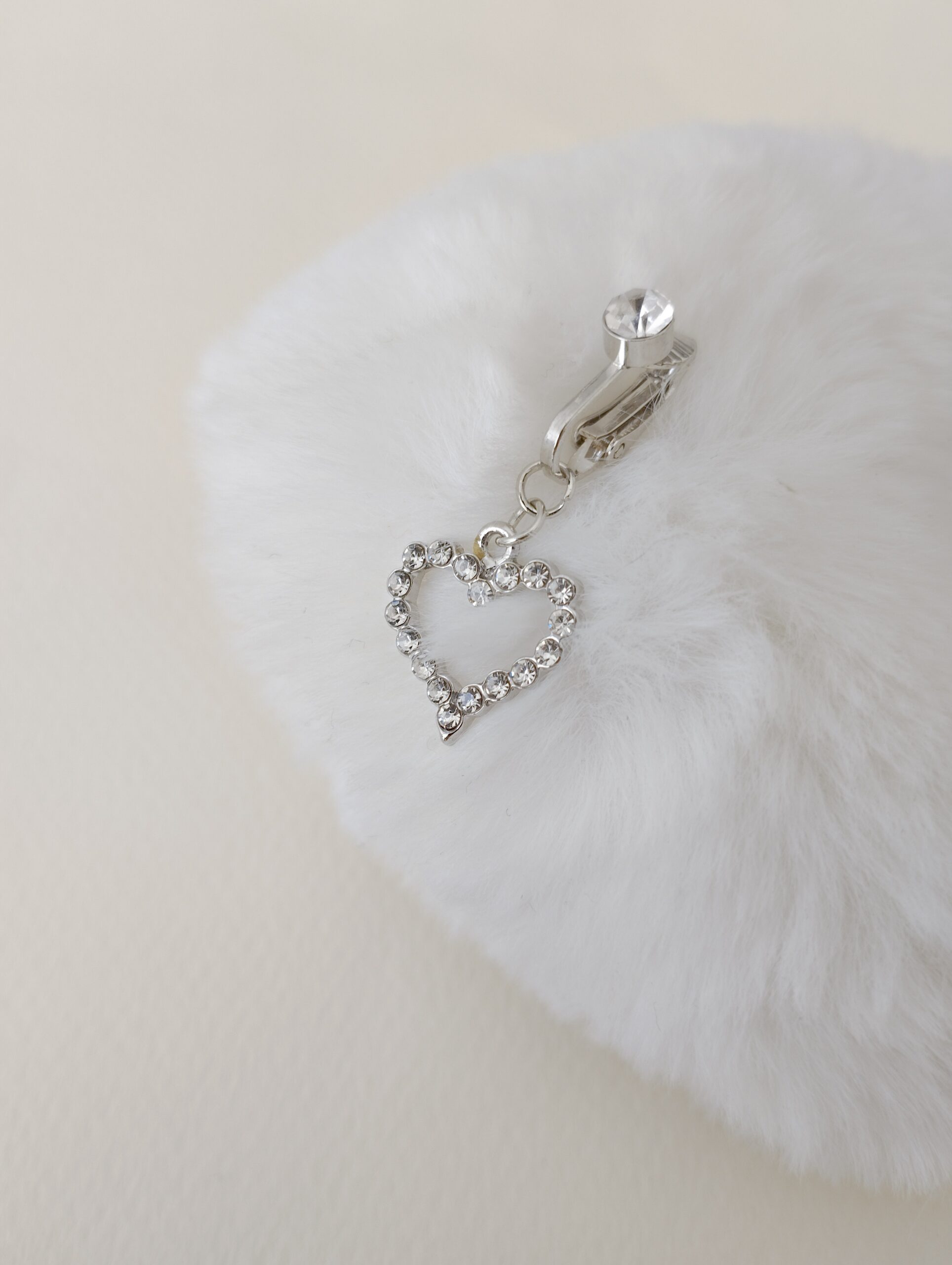 Piercing falso ombligo corazón